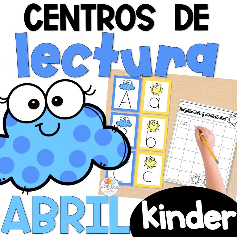 Kinder Literacy Centers Spanish Centros de Lectura para Kinder ...