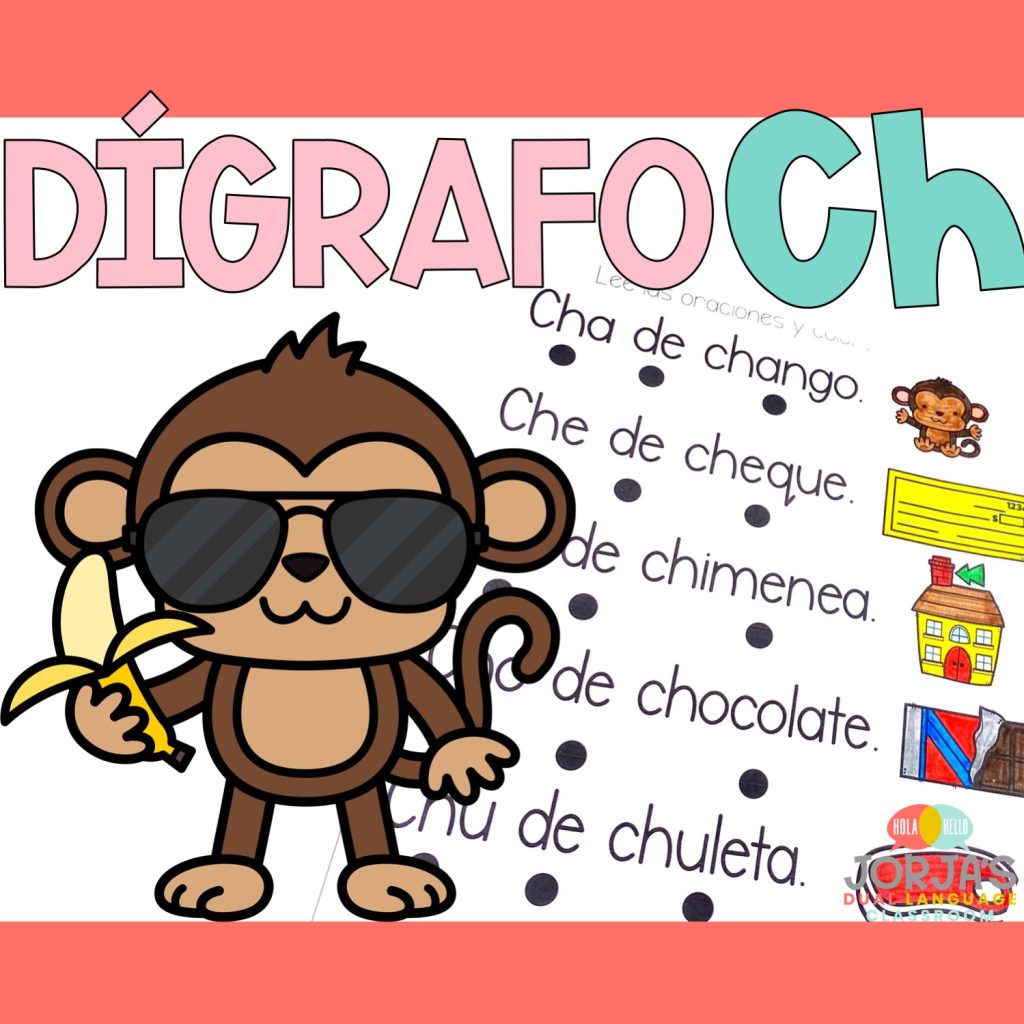 Dígrafo Ch Actividades y hojas de trabajo cha che chi cho chu Phonics ...