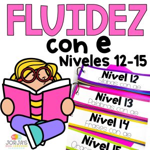 Sílabas y palabras con e Fluidez Fluency in Spanish Words with e ...