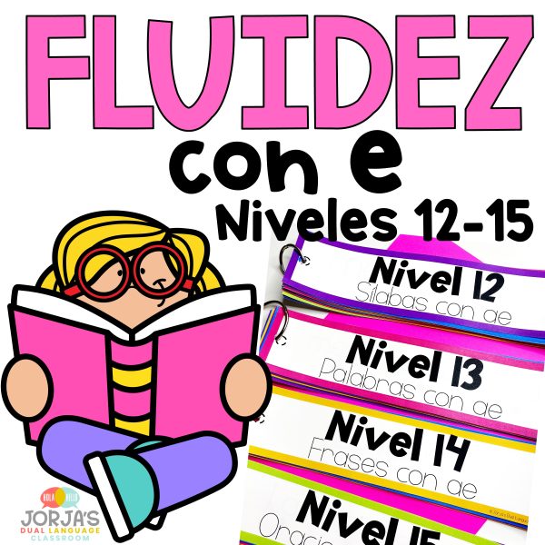 Sílabas y palabras con e Fluidez Fluency in Spanish Words with e ...