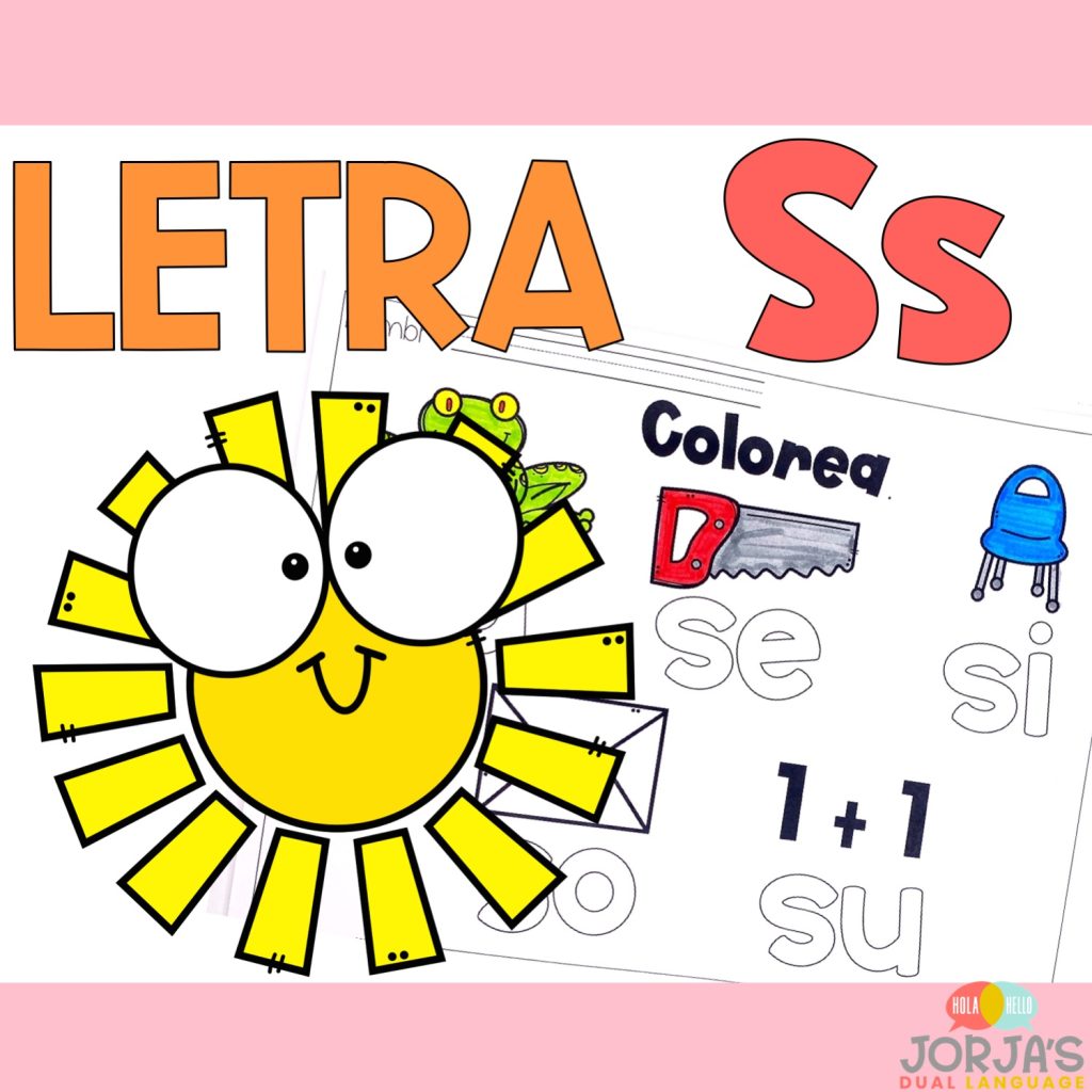 Letra s Sílabas con sa se si so su Hojas de trabajo y actividades ...