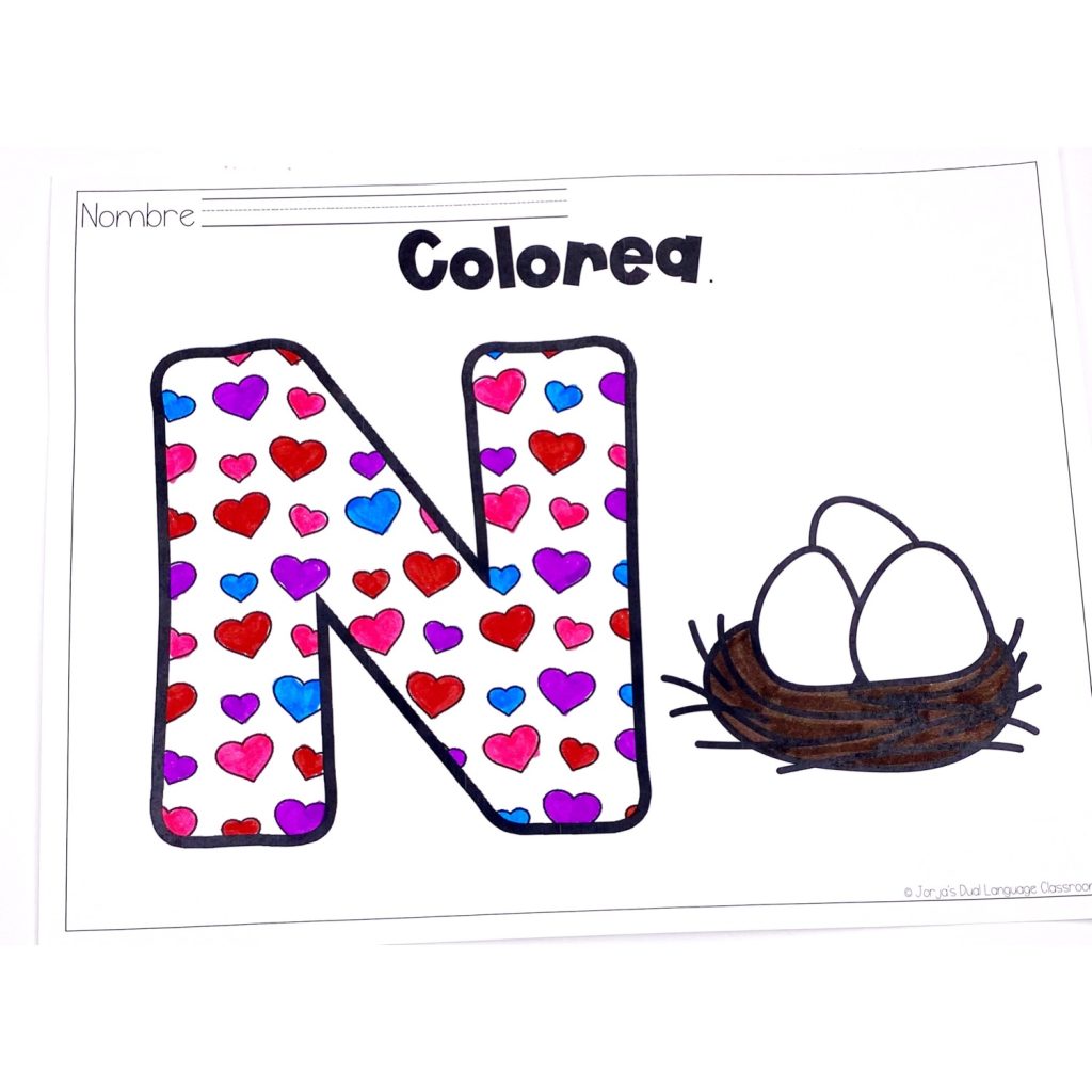 Letra n Sílabas con na ne ni no nu Hojas de trabajo y actividades en ...