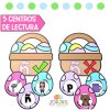 Centros de lectura y matemáticas PRE KINDER Prek Centers in Spanish ...