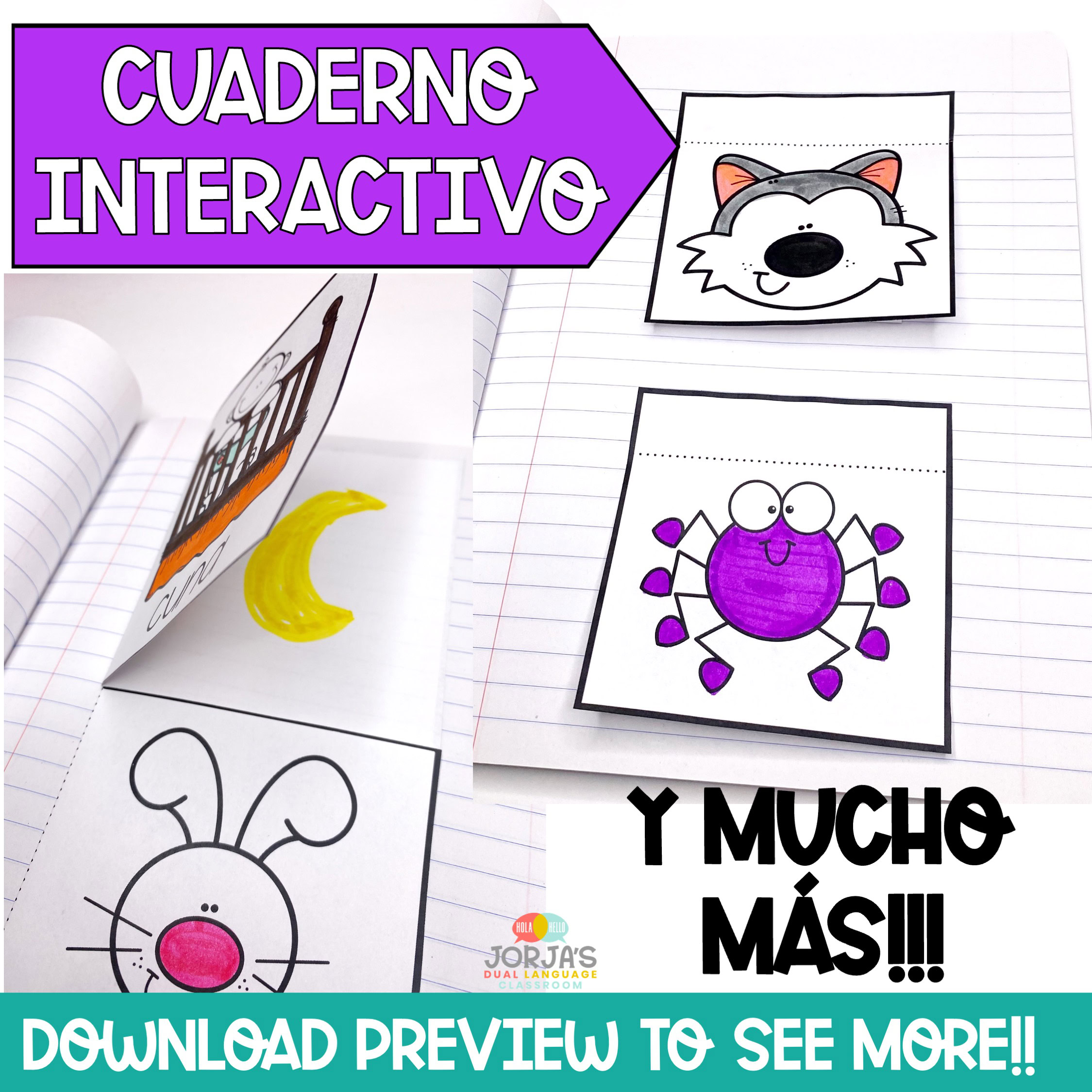 Rimas Hojas de trabajo y actividades Rhyming Unit in Spanish - Jorja's ...