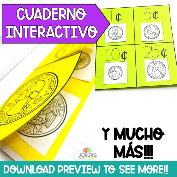 Las monedas Money and Coins Unit in Spanish - Jorja's Dual Language ...
