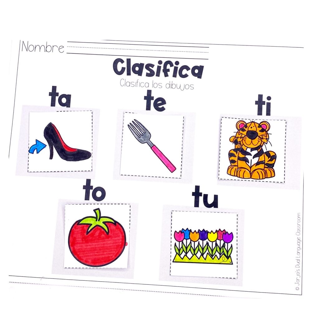 Letra t Sílabas con ta te ti to tu Hojas de trabajo y actividades en ...