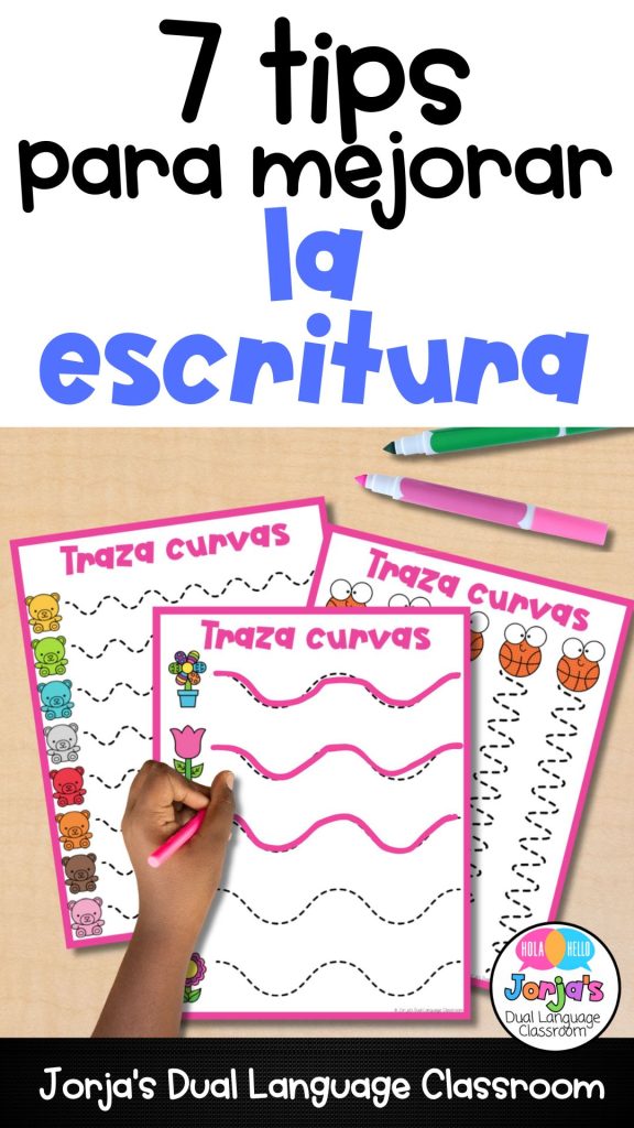 7 Consejos para mejorar la escritura en niños - Jorja's Dual Language ...