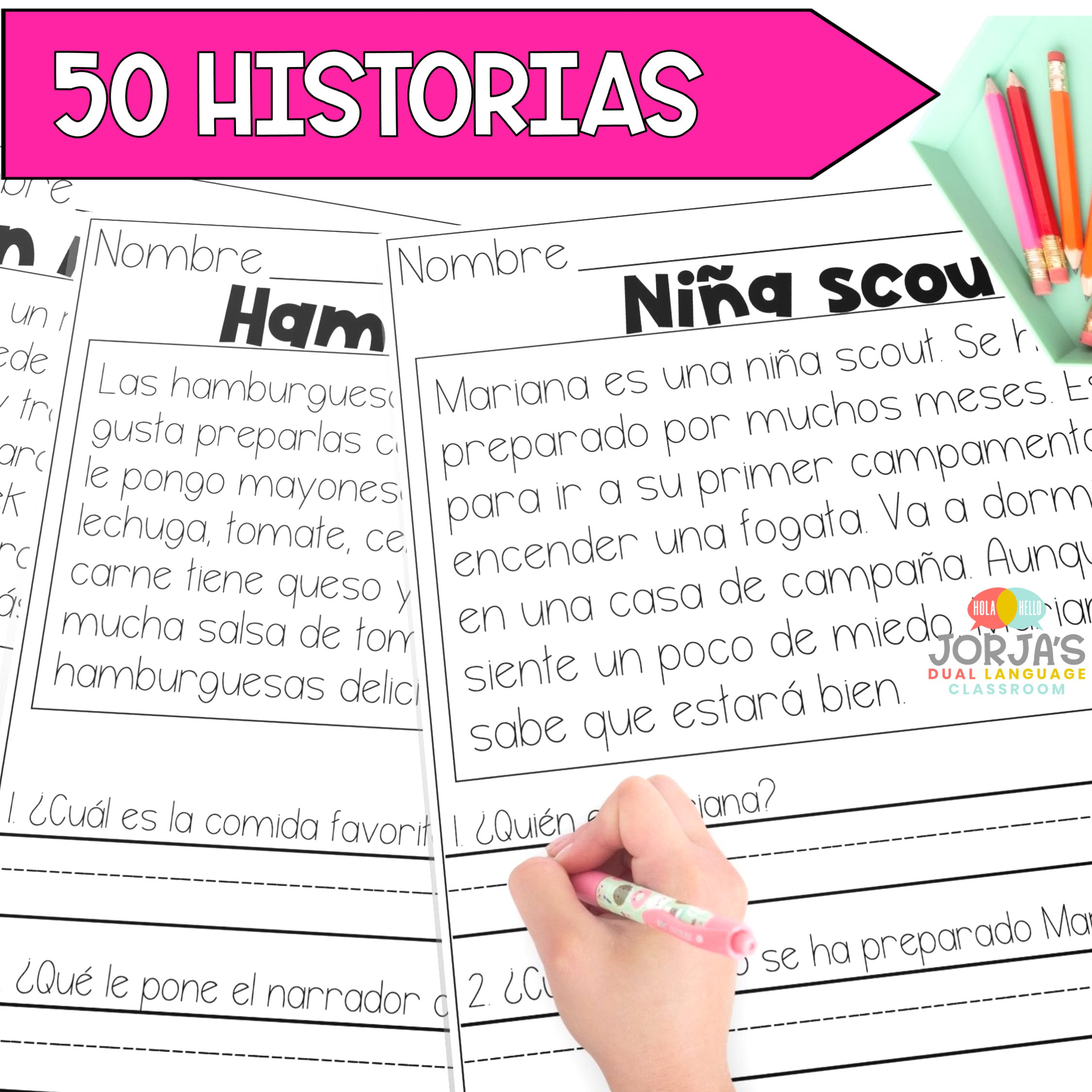 Comprensión de lectura Reading Comprehension in Spanish - Jorja's Dual ...