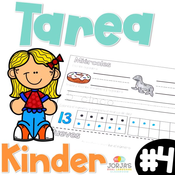 Tarea Kinder Homework Spanish for Kindergarten Repasos de Lectura ...