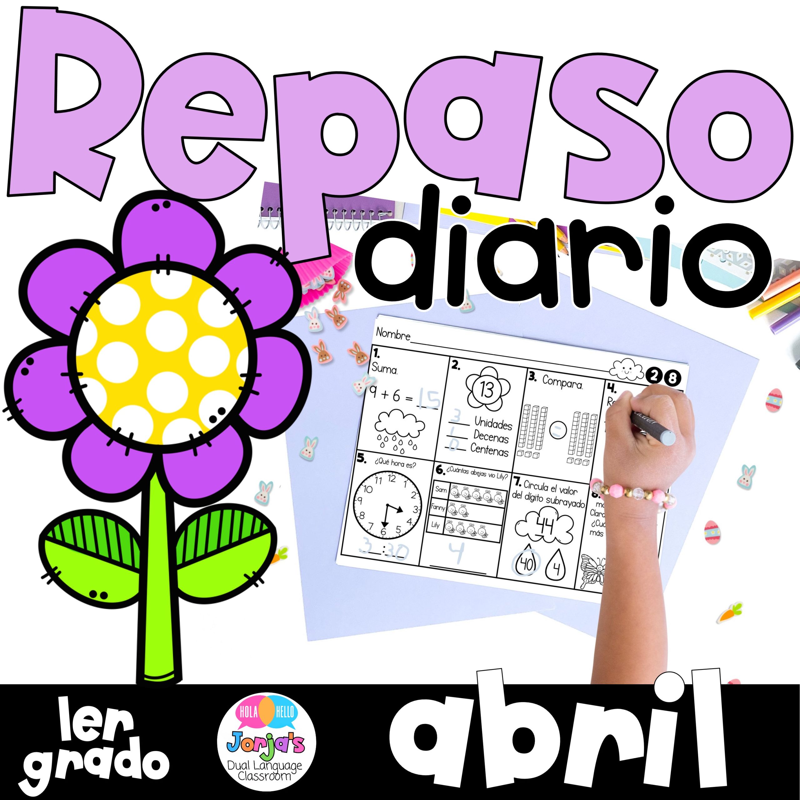 Repaso diario de matemáticas primer grado abril 1st grade math in ...