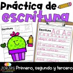 Práctica de escritura español Hojas de trabajo Handwriting practice in ...