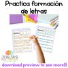 Práctica de escritura español Hojas de trabajo Handwriting practice in ...