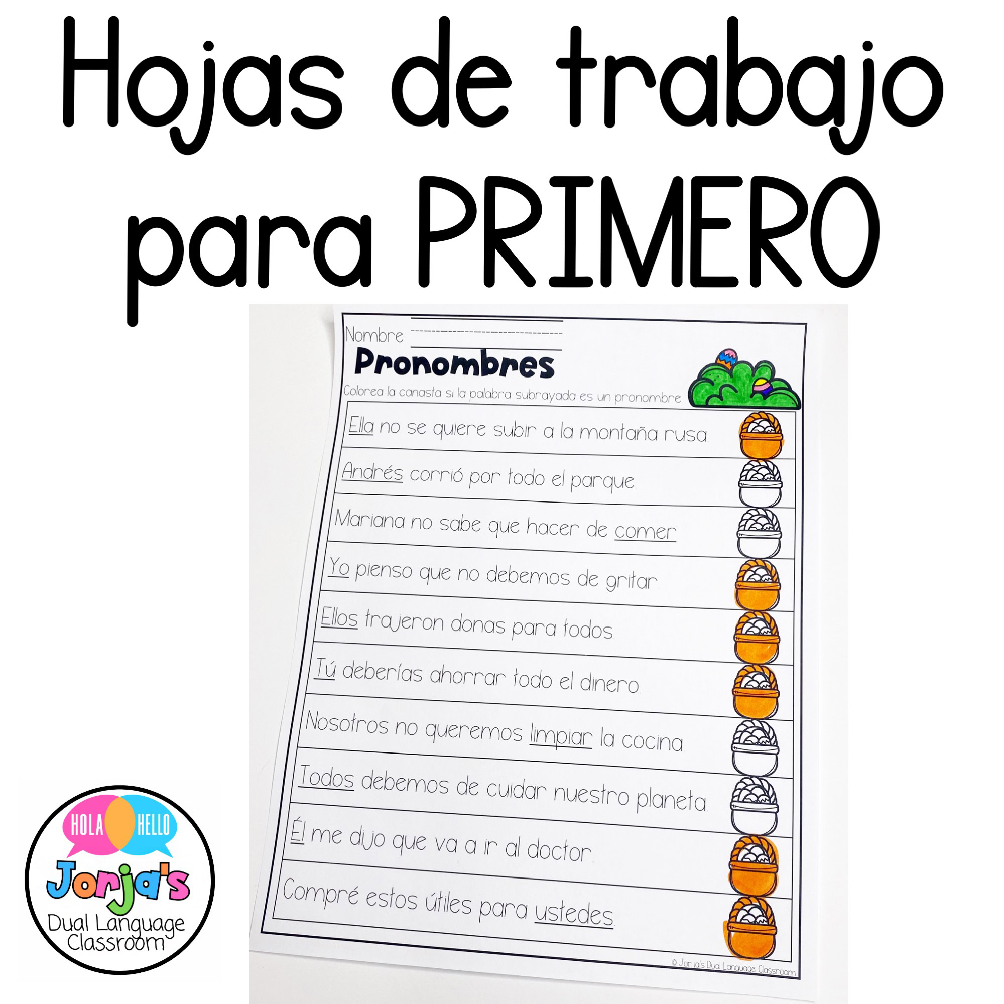 Hojas de trabajo PRIMER GRADO Lectura Matemáticas Escritura 1st grade ...