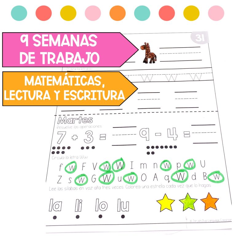 Tarea Kinder Homework Spanish for Kindergarten Repasos de Lectura ...