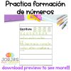 Práctica de escritura español Hojas de trabajo Handwriting practice in ...