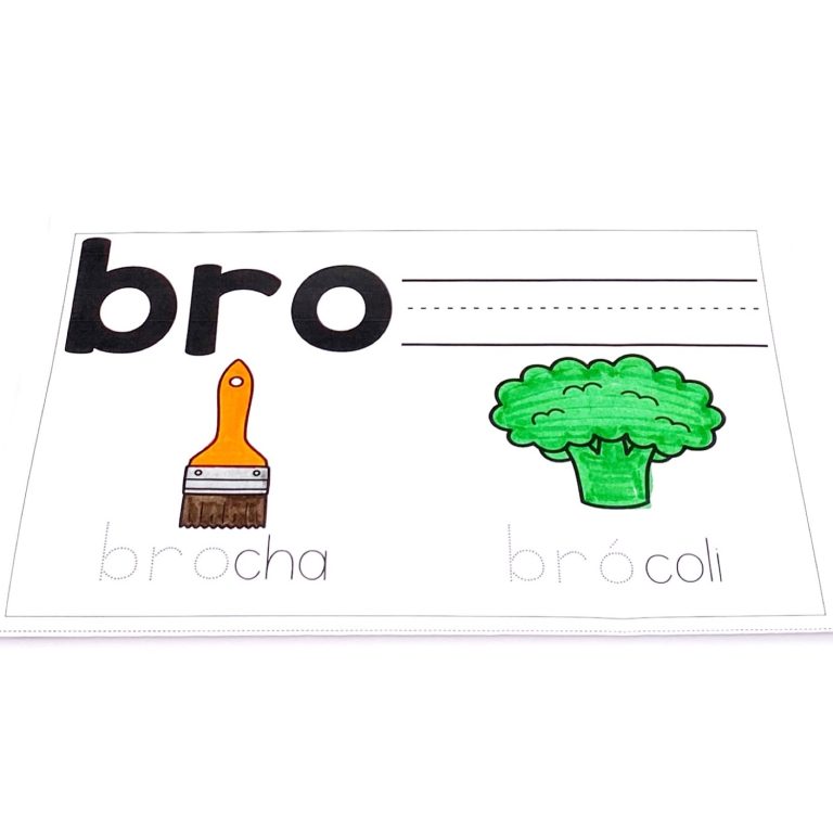 Sílabas trabadas BR Hojas de trabajo y actividades con bra bre bri bro ...