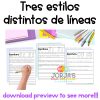 Práctica de escritura español Hojas de trabajo Handwriting practice in ...