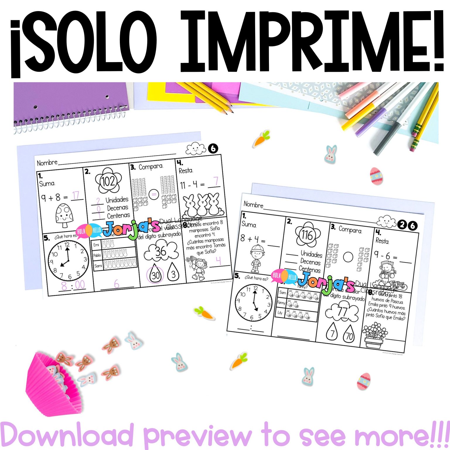 Repaso diario de matemáticas primer grado abril 1st grade math in ...