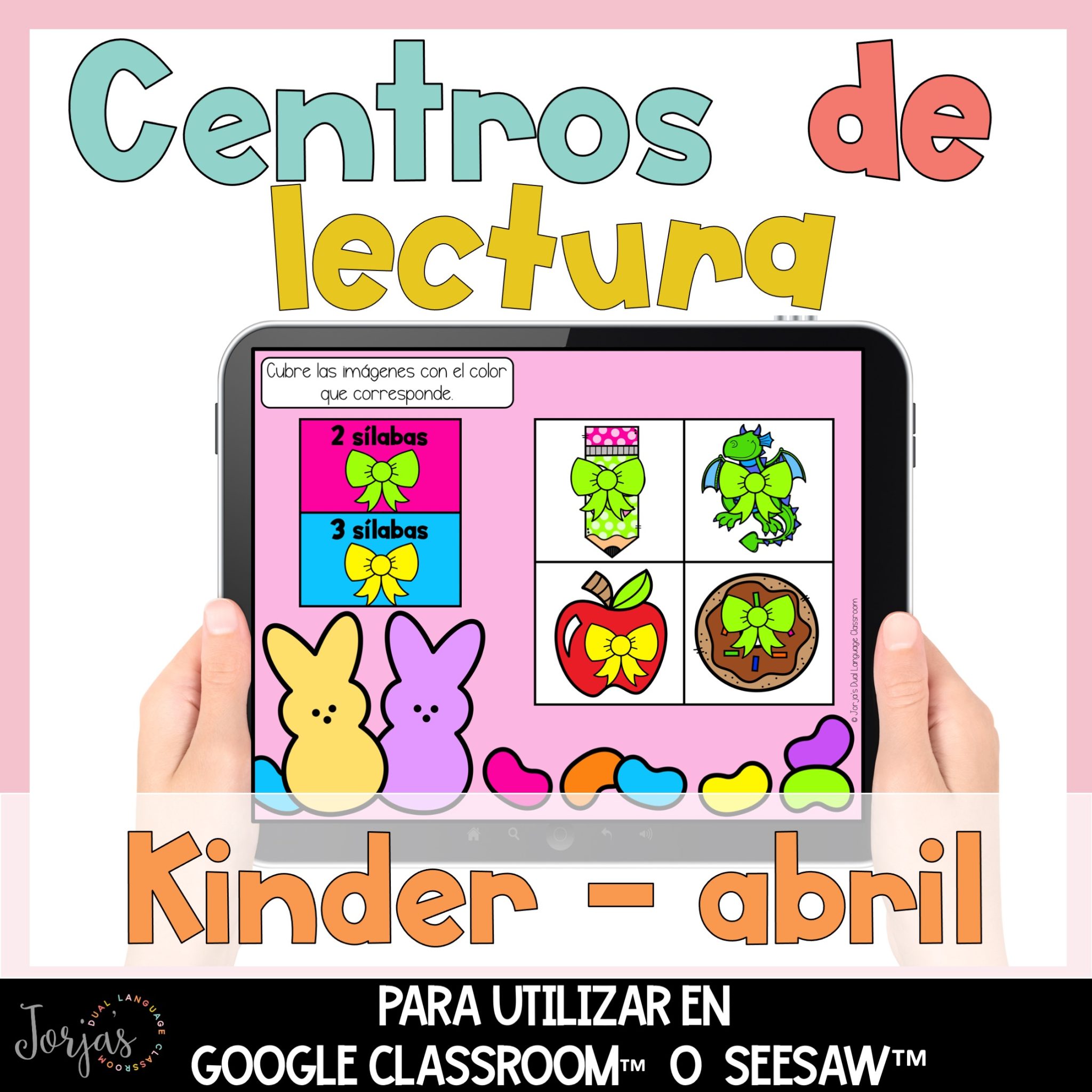 Centros digitales lectura abril KINDER DIGITAL Seesaw y Google Slides ...