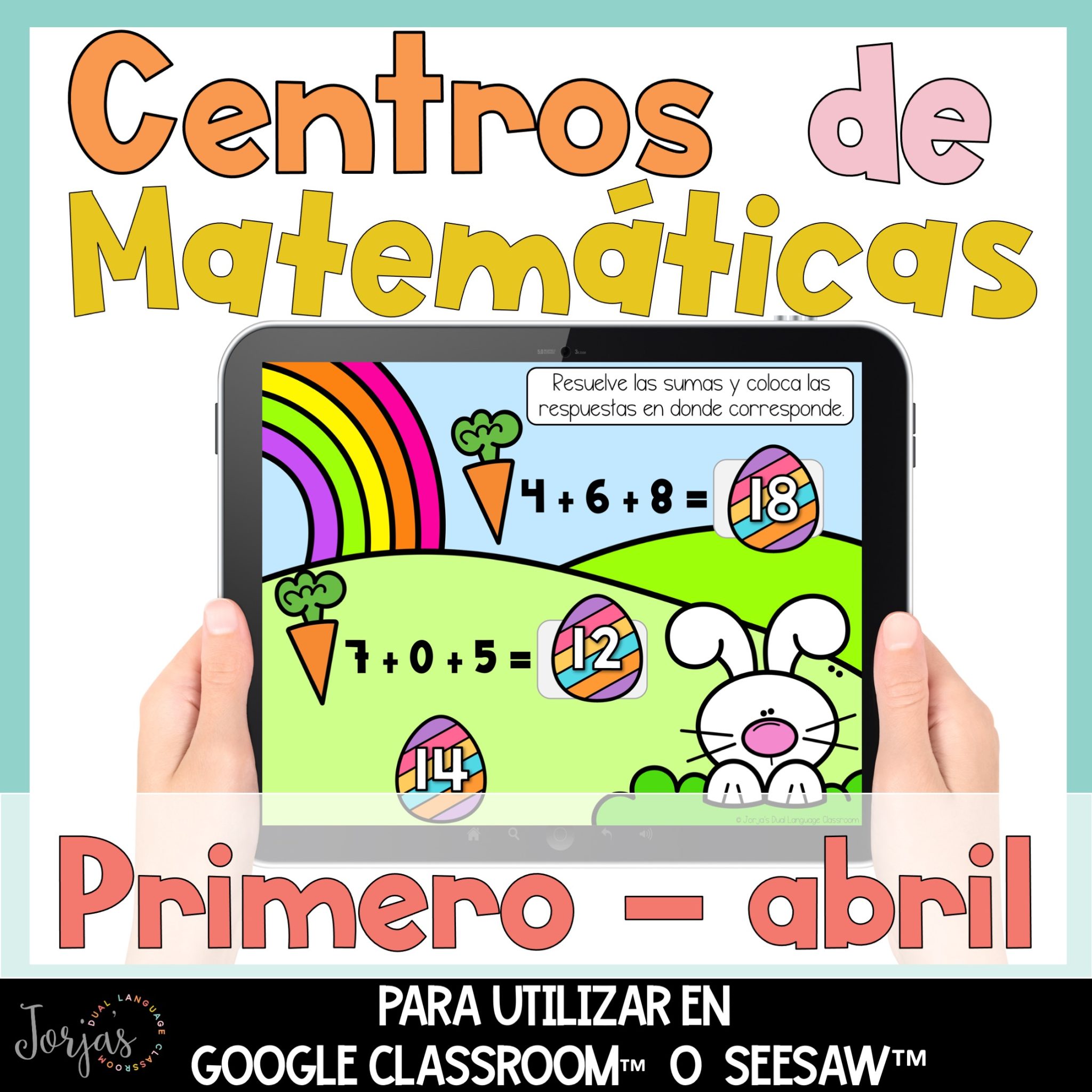 Centros digitales de matemáticas ABRIL para Seesaw™ y Google Slides ...