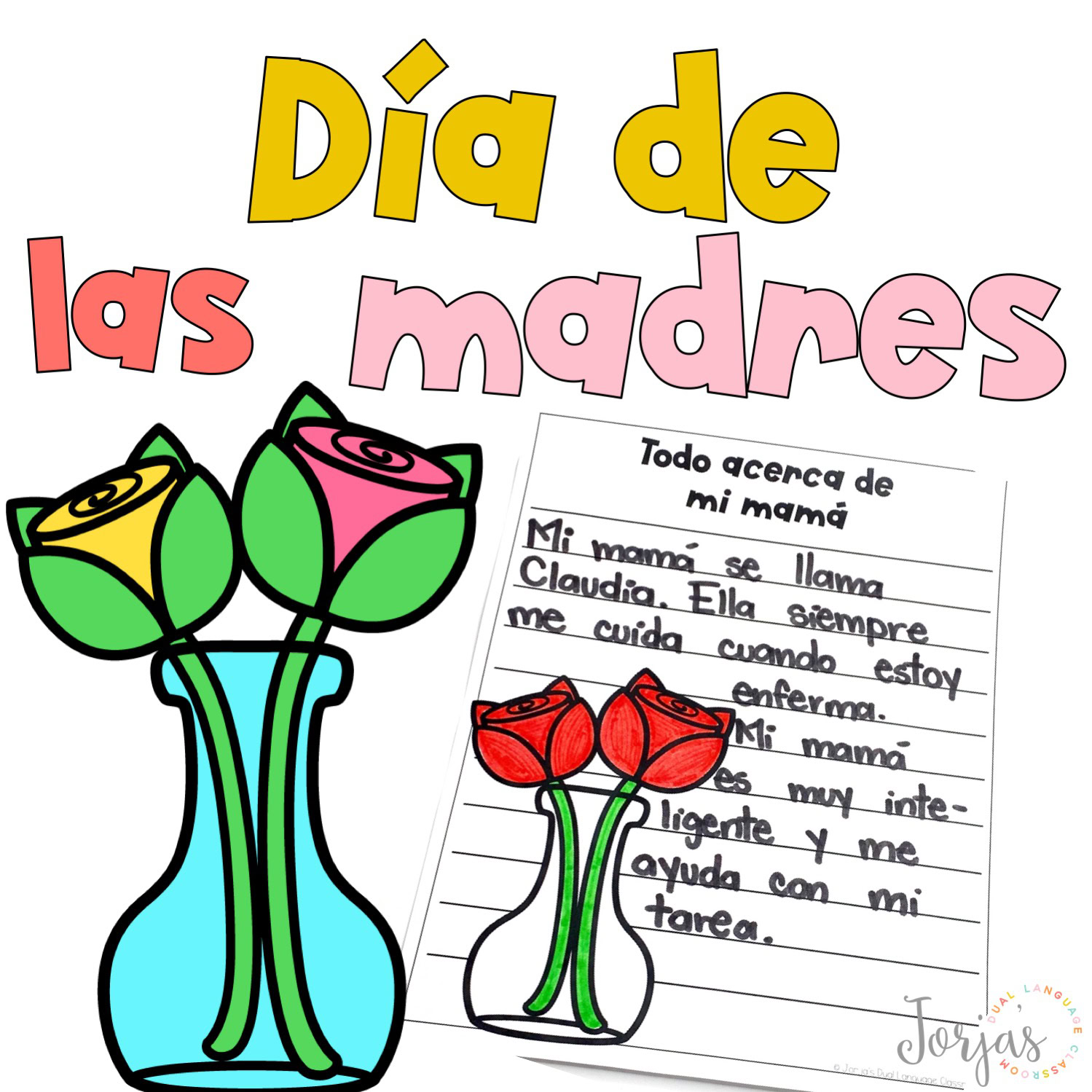 Día de las Madres Actividades Mother's Day Spanish Activities - Jorja's ...