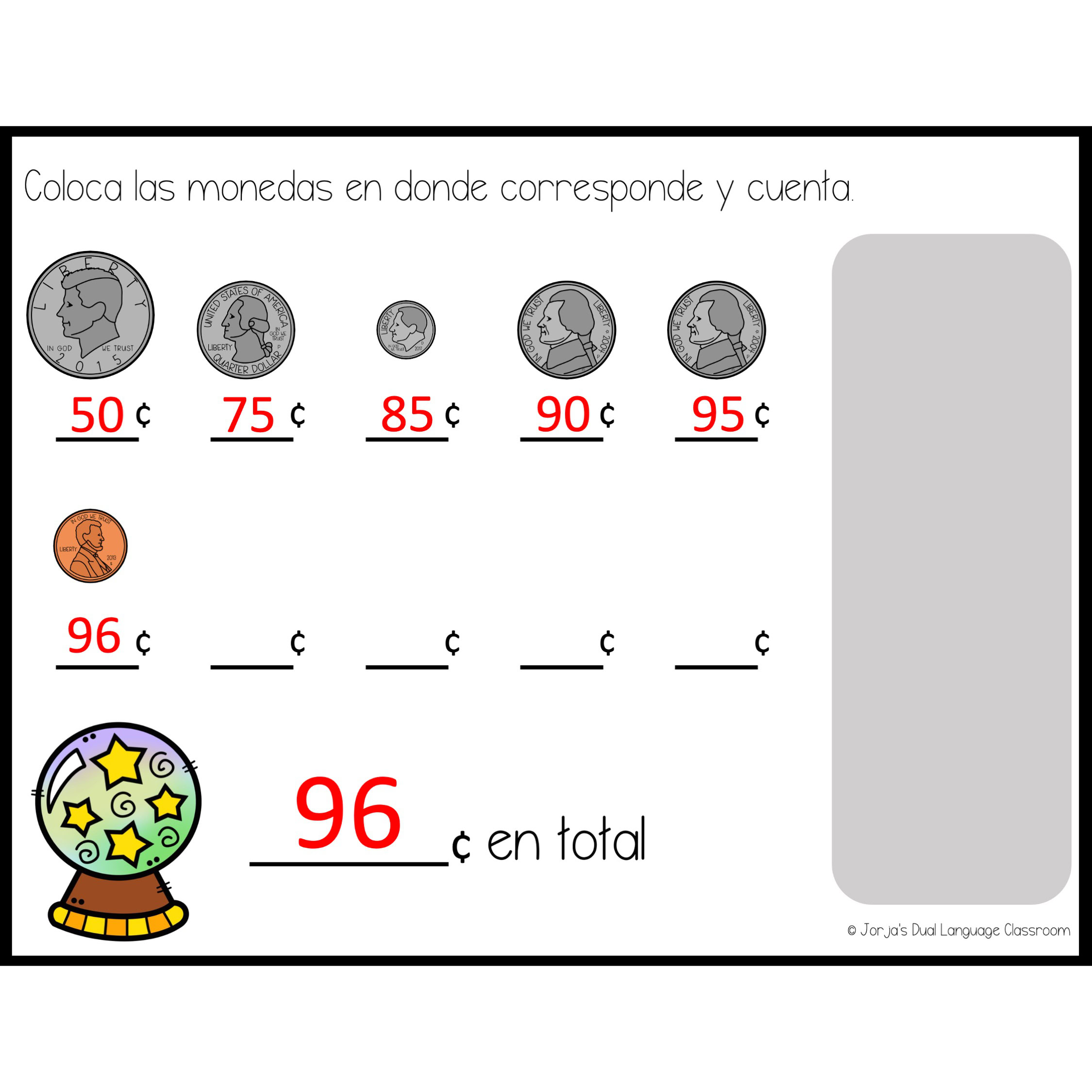 Monedas Money Spanish DIGITAL Seesaw y Google Slides Money Spanish ...