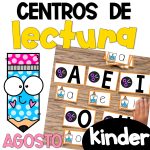 Kinder Literacy Centers Spanish Centros de Lectura para Kinder ...