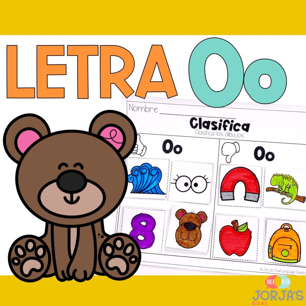 Letra O Sonidos iniciales hojas de trabajo y actividades Letter O ...