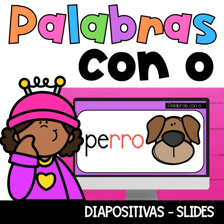 Palabras con O en español Diapositivas para leer y reconocer sílabas ...