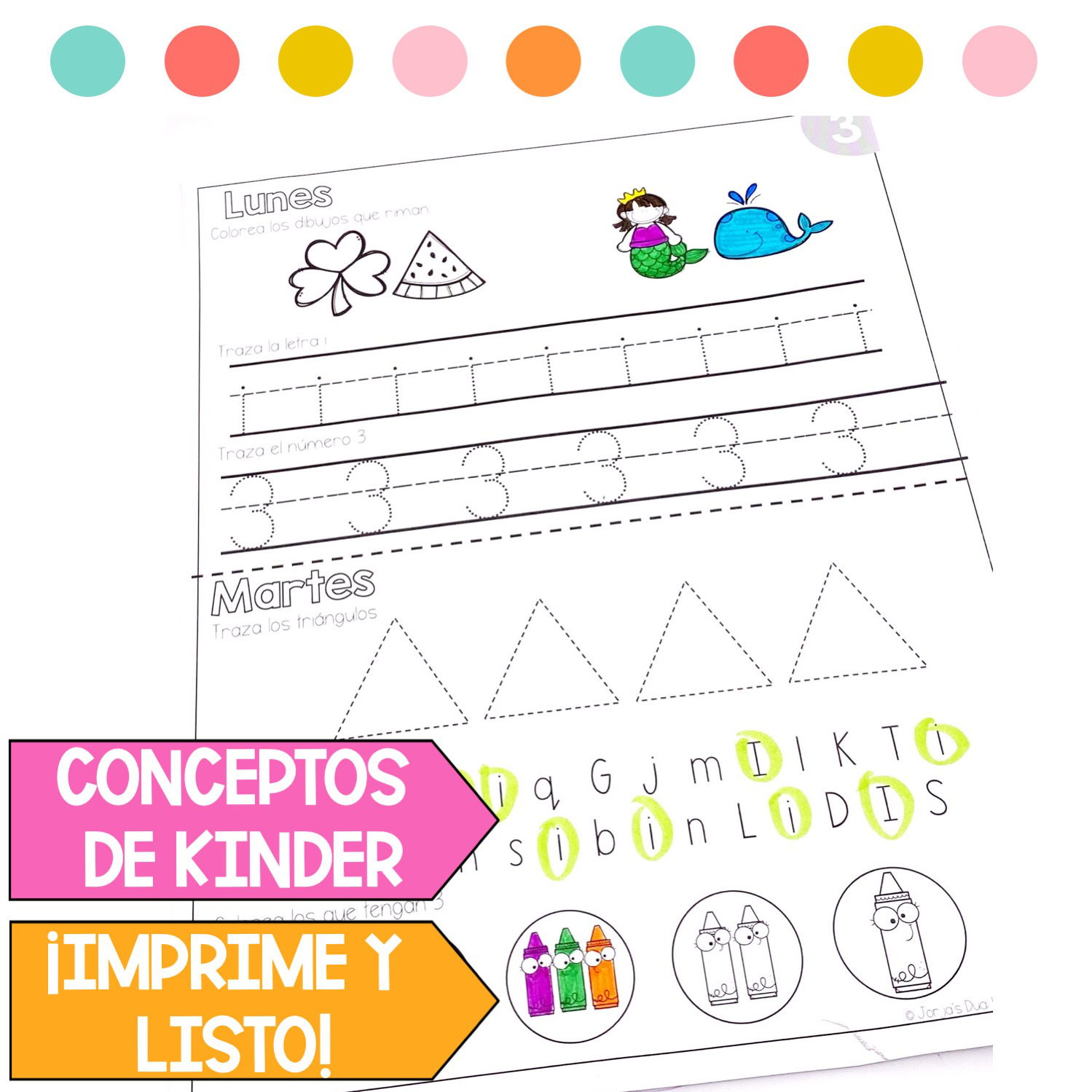 Tarea Kinder Homework Spanish for Kindergarten Morning Work - Jorja's ...
