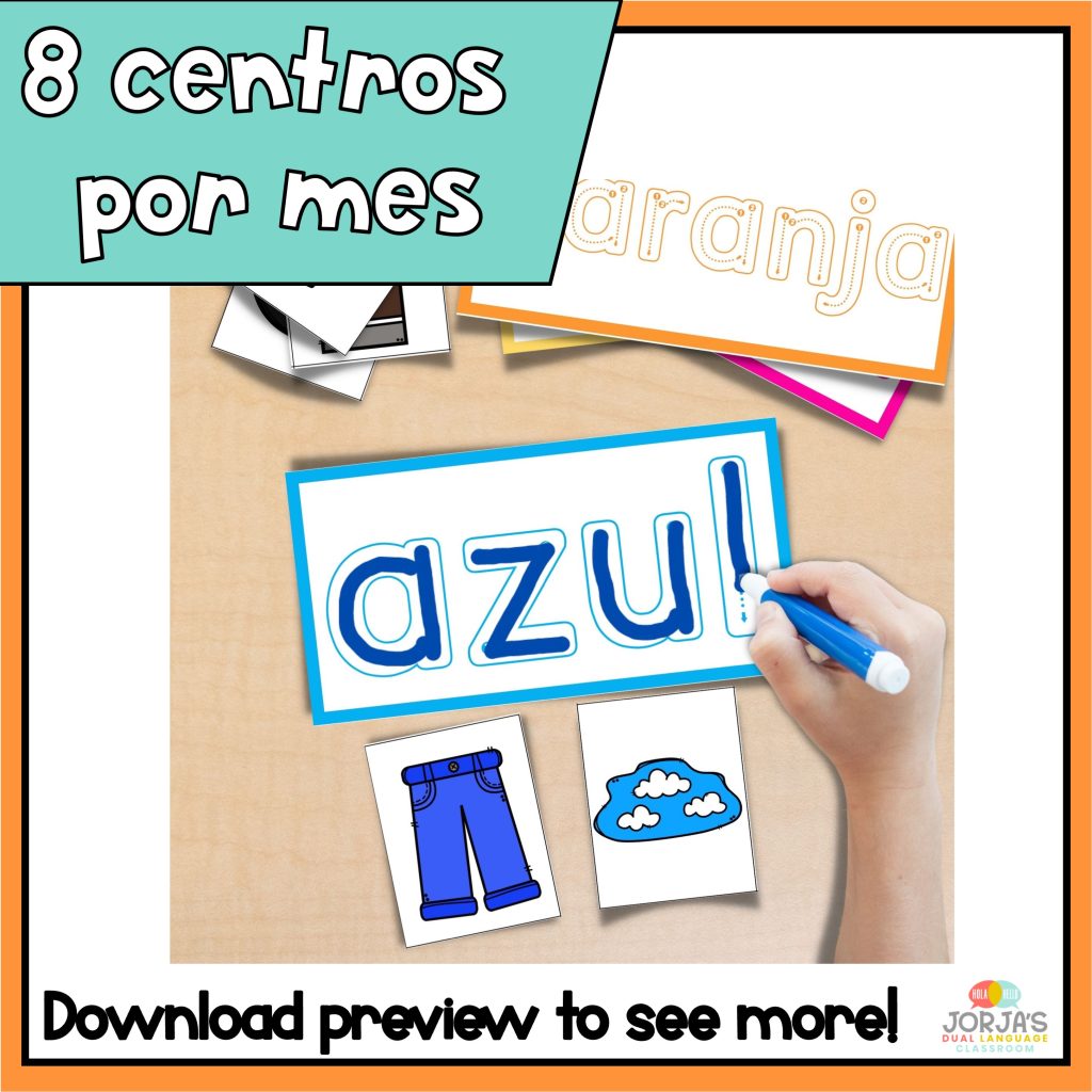 Kinder Literacy Centers Spanish Centros de Lectura para Kinder ...