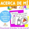 Todo Sobre Mí Librito en Español All About Me Book in Spanish Regreso a ...