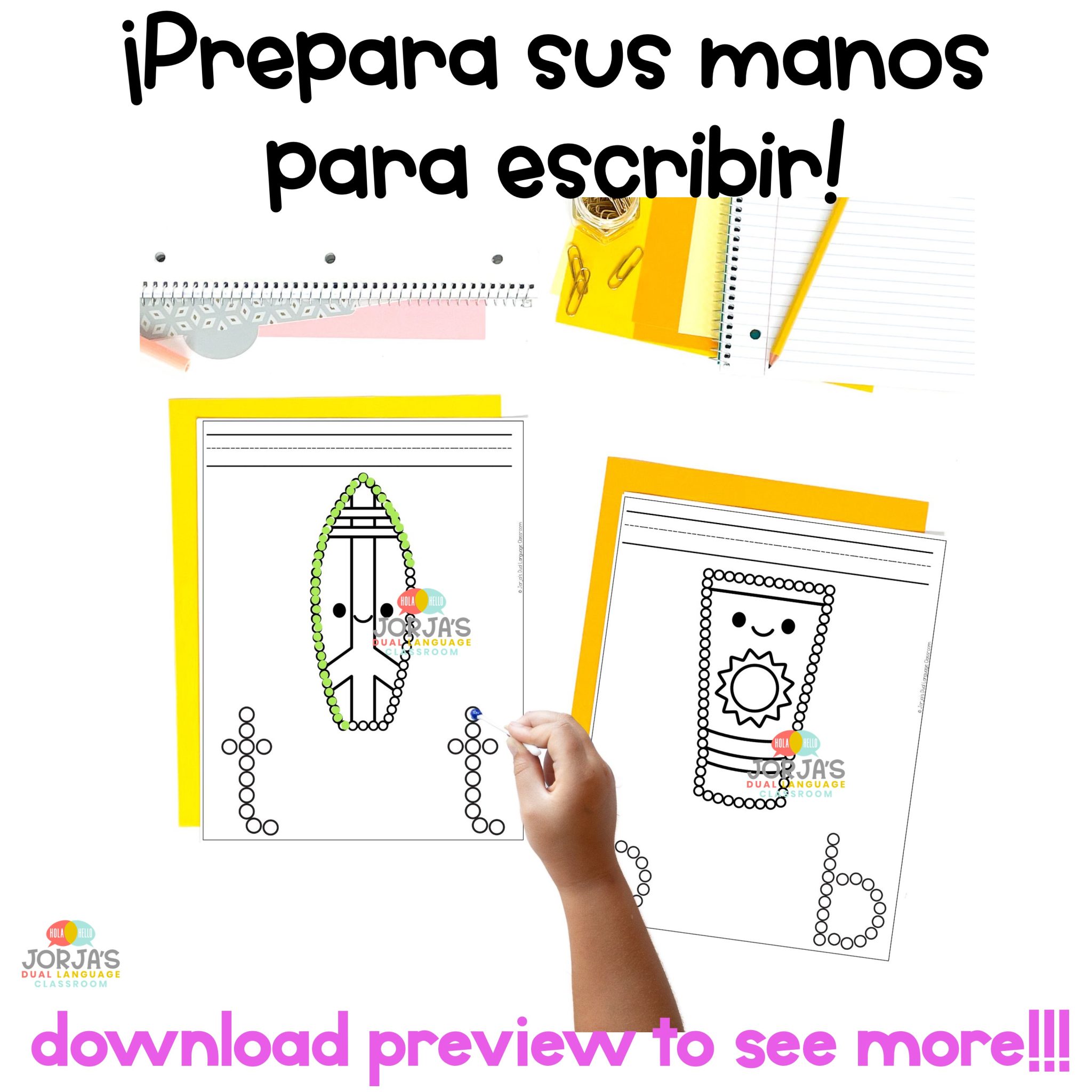 Motricidad fina Puntitos Verano actividades Summer in Spanish ...