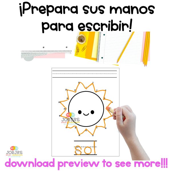 Motricidad fina Conecta los puntos Actividades Verano Summer in Spanish ...