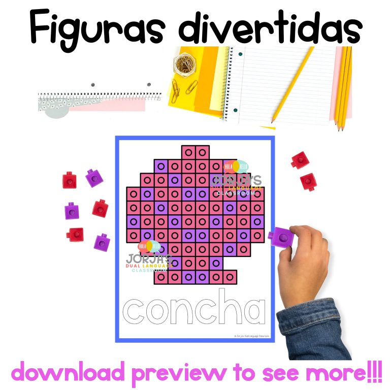 Motricidad fina Construye con bloques Actividades Summer in Spanish ...