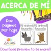 Todo Sobre Mí Librito en Español All About Me Book in Spanish Regreso a ...