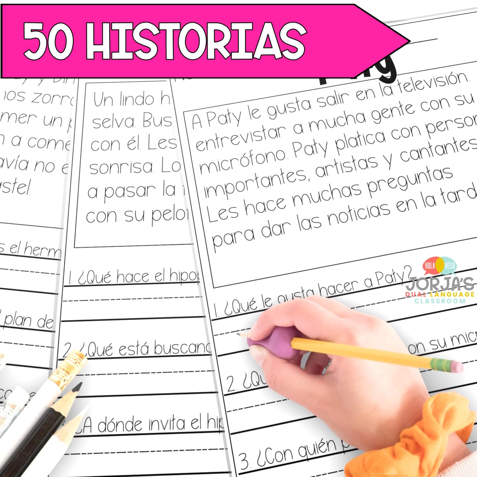 Comprensión de Lectura en Español Reading Comprehension Passages and Questions - Jorja's Dual ...