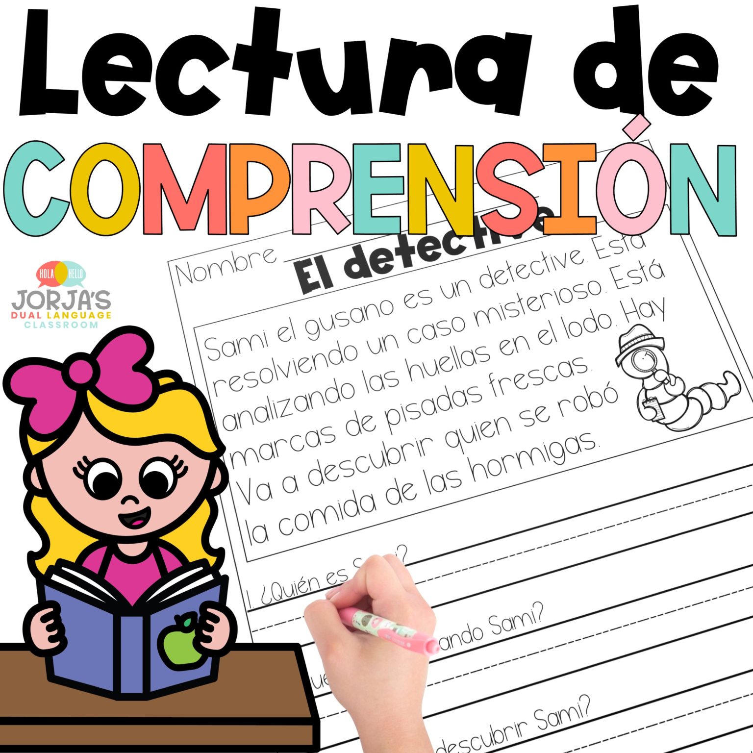 Comprensión de Lectura en Español Reading Comprehension Passages and ...
