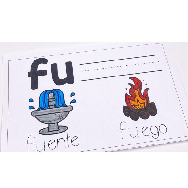 Letra f Sílabas con fa fe fi fo fu Actividades y hojas de trabajo ...