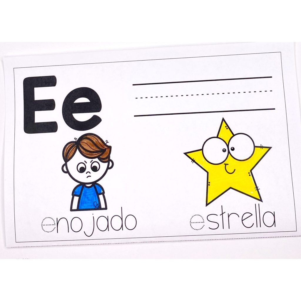 Letra E en español Actividades y hojas de trabajo Letter E in Spanish ...