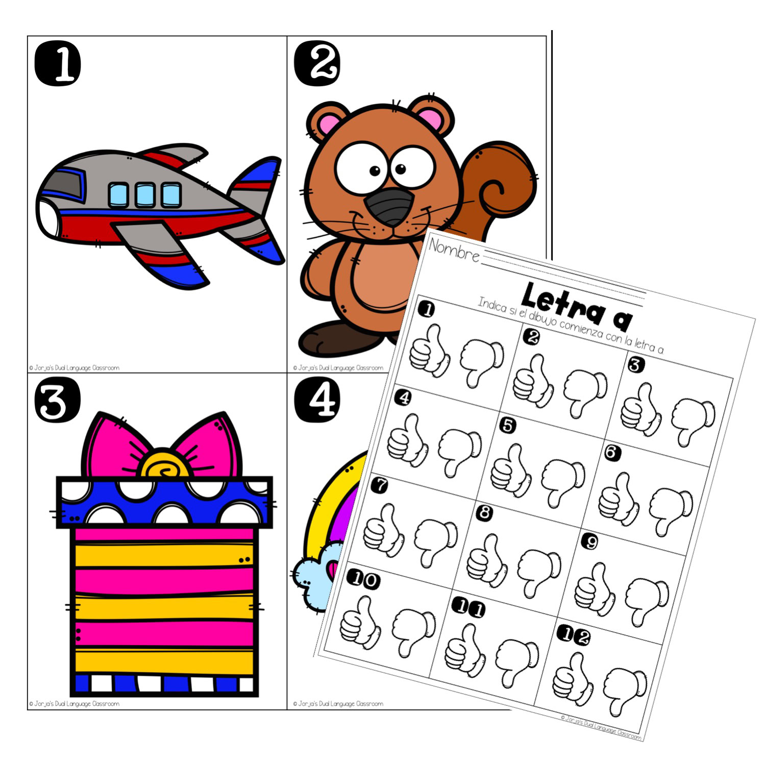 Letra Aa Letter A Spanish Las vocales Actividades y hojas de trabajo ...