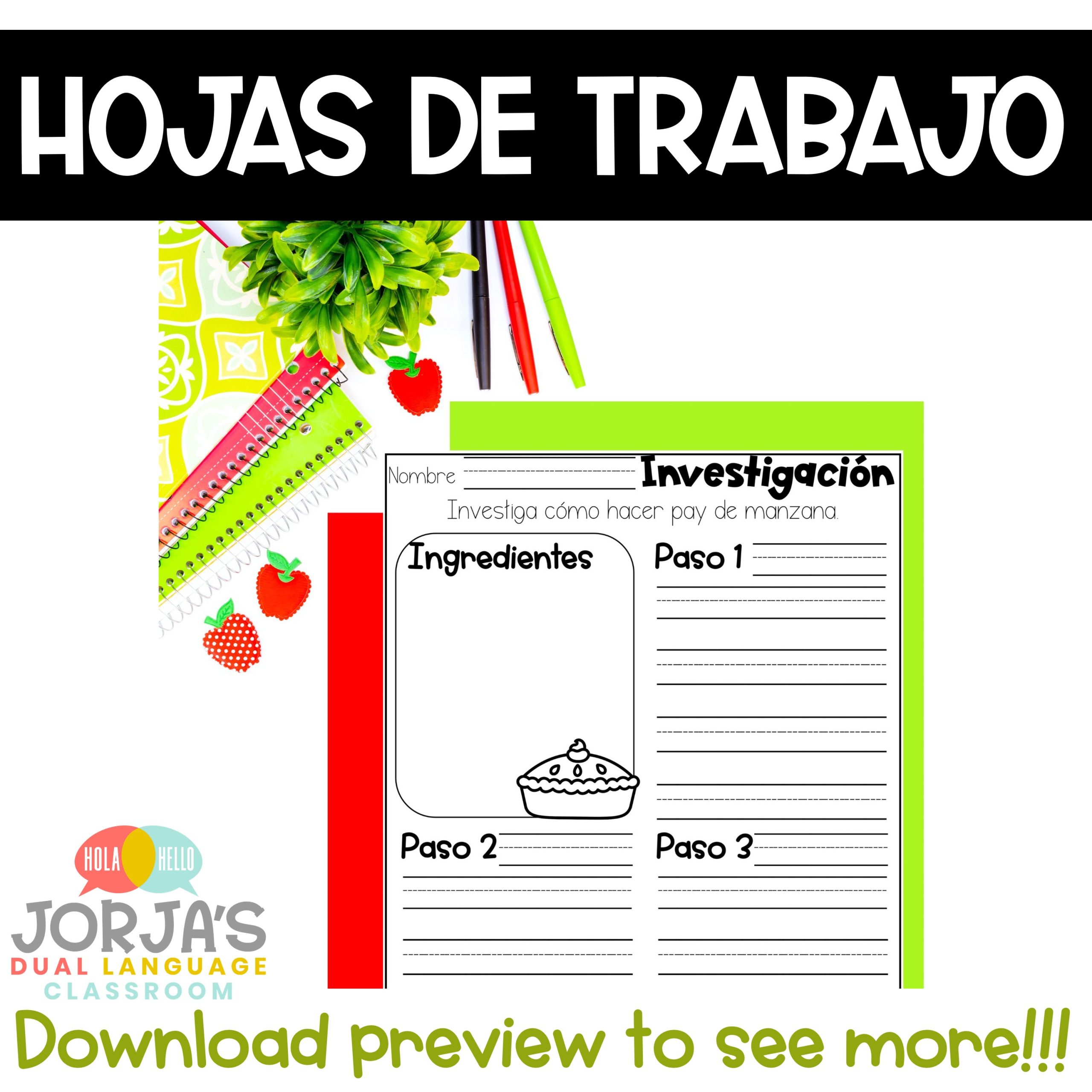 Manzanas Actividades Diapositivas y Hojas de trabajo Apples Activities ...