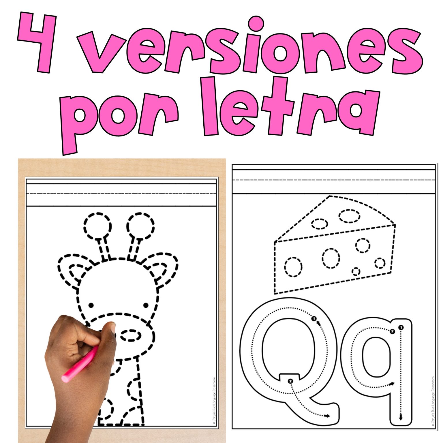 Abecedario para trazar Hojas de trabajo en español Alphabet Worksheet ...