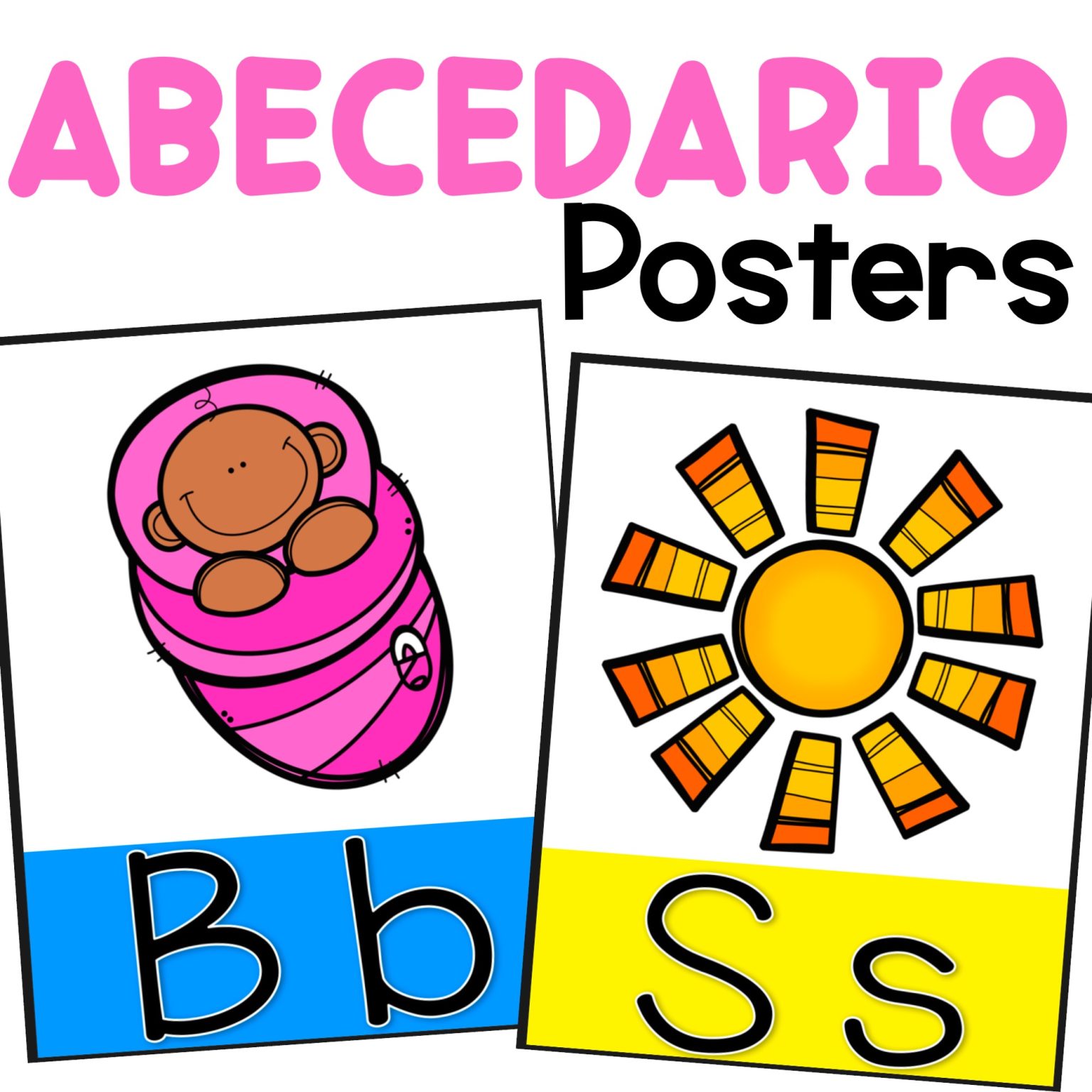 Alphabet Posters Spanish Abecedario en español - Jorja's Dual Language ...