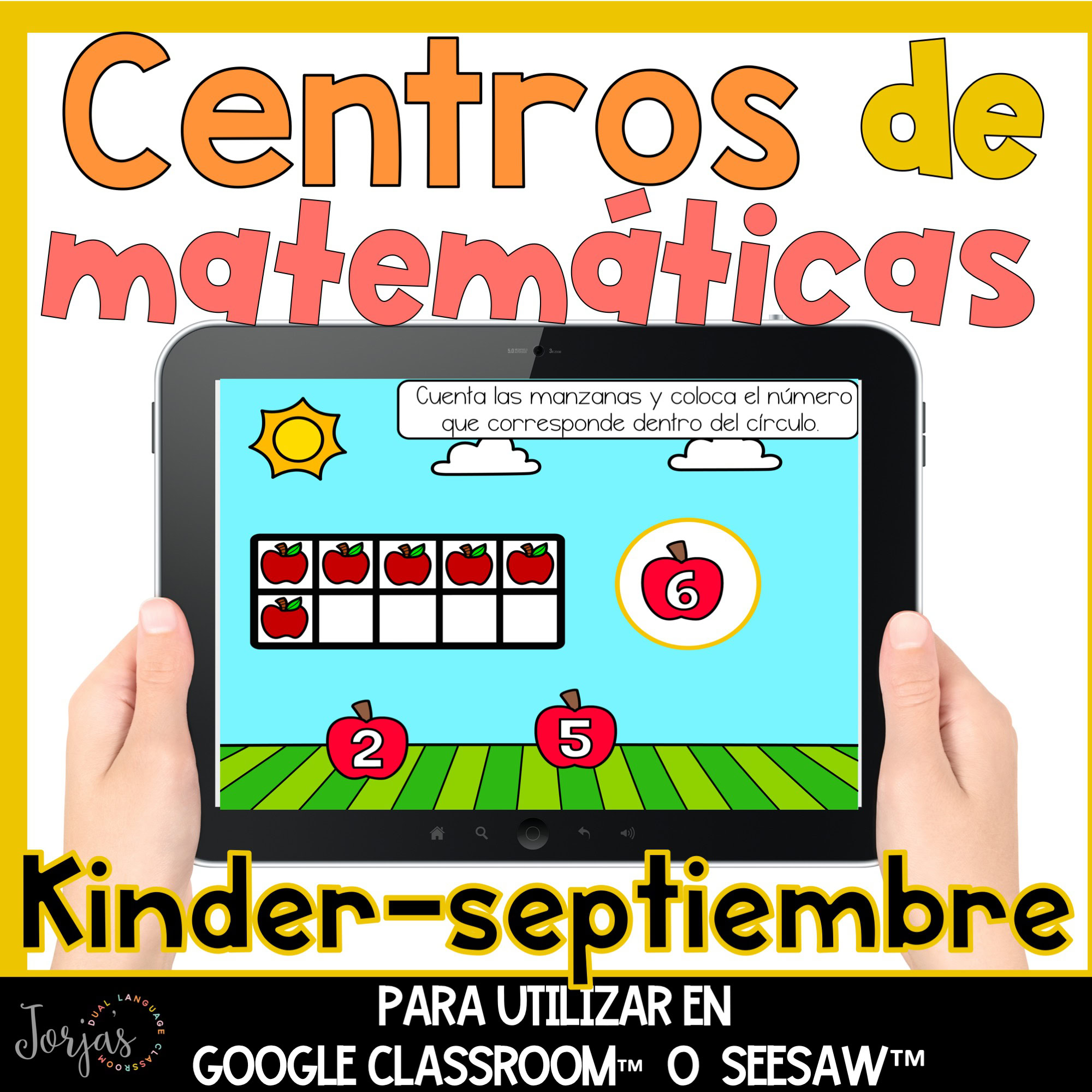 Centros digitales de matemáticas kinder Math Centers in Spanish ...