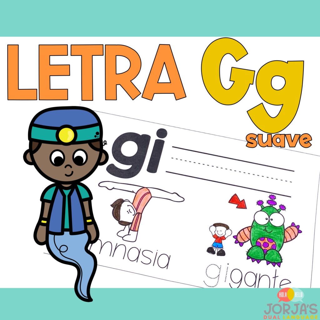 Letra g Sílabas con ge gi Hojas de trabajo y actividades Letter G in ...