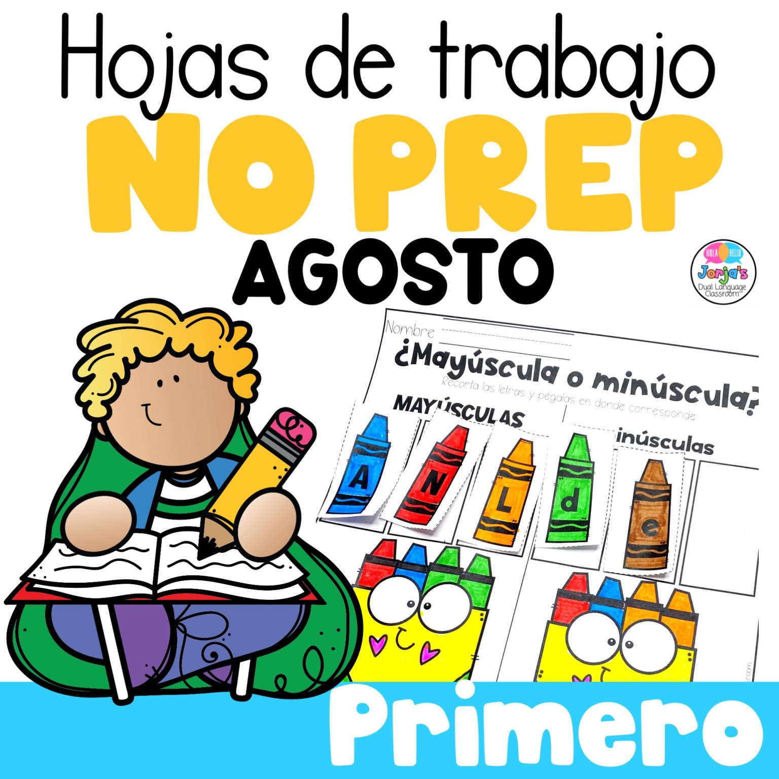 Hojas de trabajo Primer grado NO PREP en español Lectura escritura ...