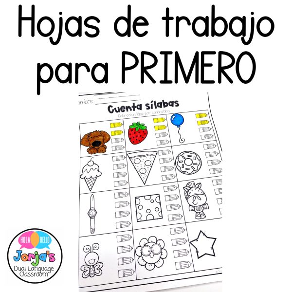 Hojas de trabajo Primer grado NO PREP en español Lectura escritura ...