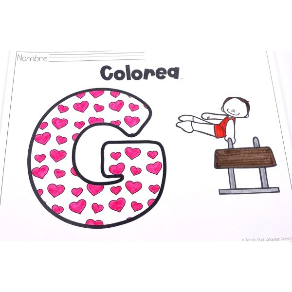 Letra g Sílabas con ge gi Hojas de trabajo y actividades Letter G in ...