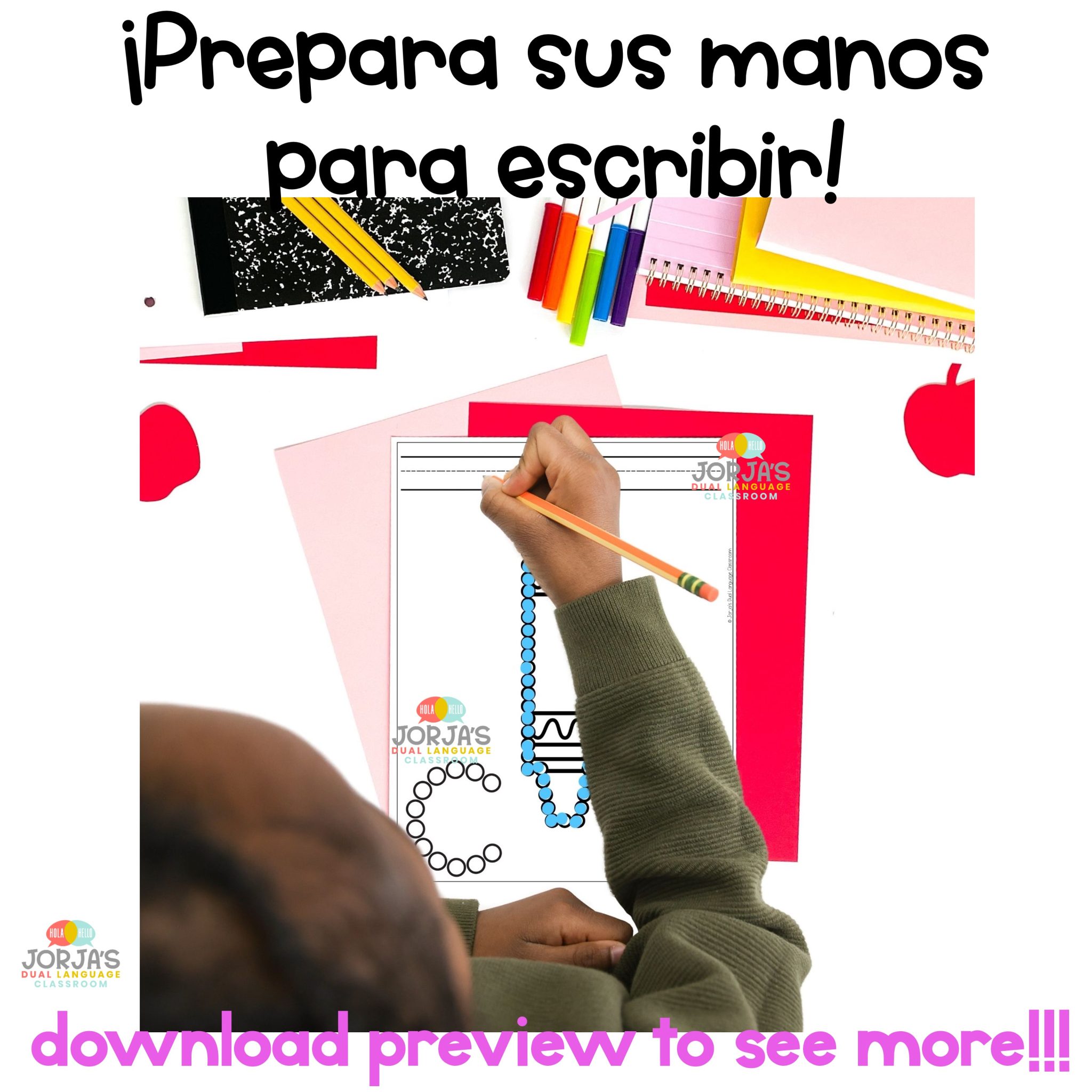 Motricidad fina Puntitos Regreso a clases Actividades Back to School in ...